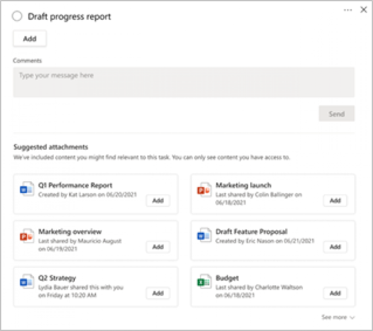 Suggested Attachments in Microsoft Planner - 365 Architechs Archives